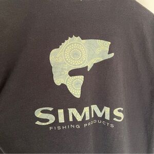Simms | Shirts | Simms Black Short Sleeve Tee | Poshmark